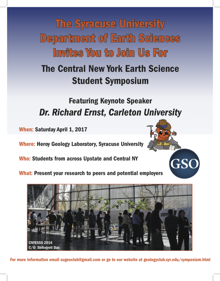Central New York Earth Science Student Symposium - EMPOWER: Education ...
